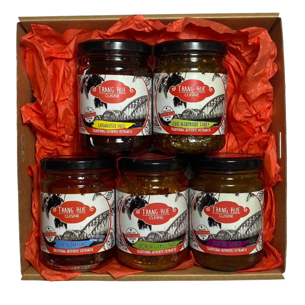 5 SAUCE PACK – Trang Hue Marinades and Sauces